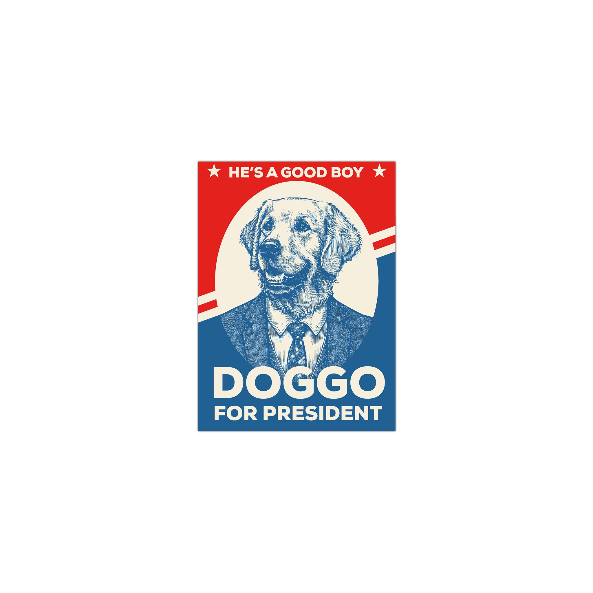 Doggo For President Sticker – The Chivery