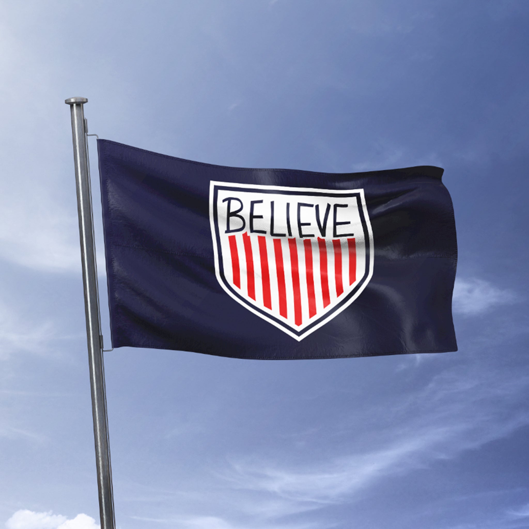 Believe Crest Flag – The Chivery